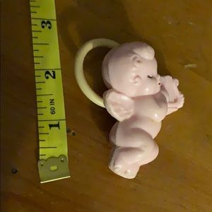 Toys | Vintage Cherub With Lyre Harp Rattle | Poshmark